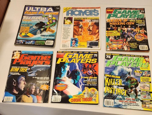 LOT C: Six issues of Game Players Magazine from the 1990's - in used ...