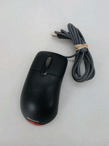 Vintage Black Microsoft Wheel Mouse Optical USB X08-99491 | eBay