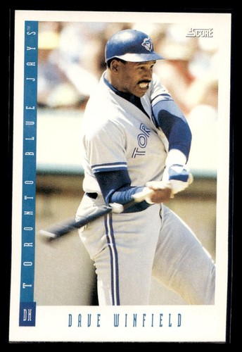 1993 Score Baseball Card #620 Dave Winfield Toronto Blue Jays | eBay