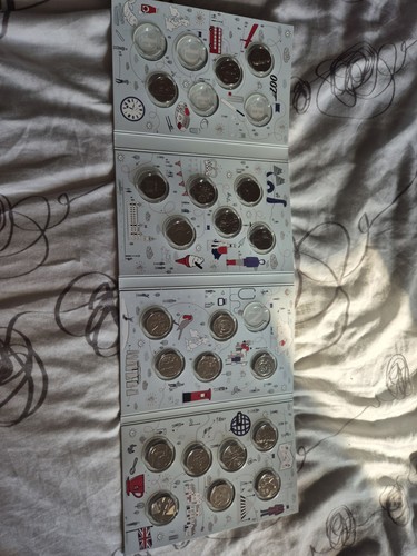 2018 A-Z 10p Coin nearly FULL SET Album A to Z Alphabet Royal Mint ...