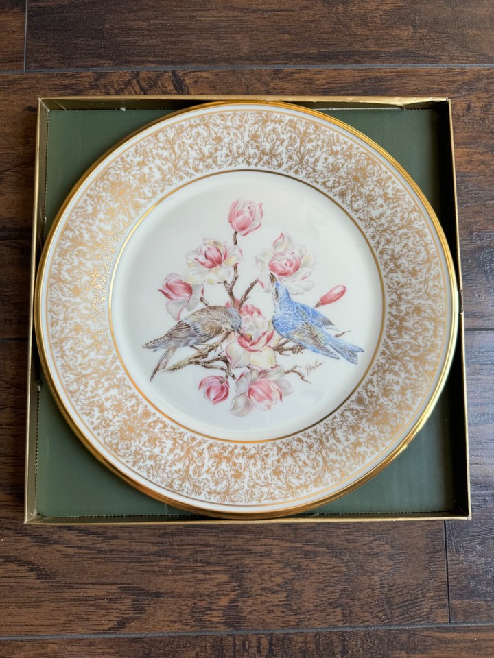 Lenox Boehm Birds Collectors Plates set of 12 Complete - Limited ...