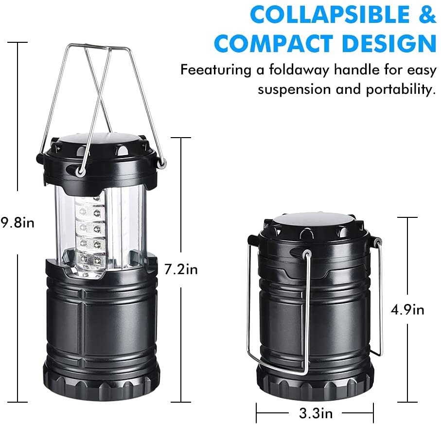 Ultra Bright LED Lantern - Camping Lantern,Portable Bright 30 LED | eBay