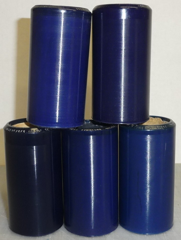 Lot 3: 5 Different Edison Blue Amberol Cylinder Records 1622,1647,1716 ...