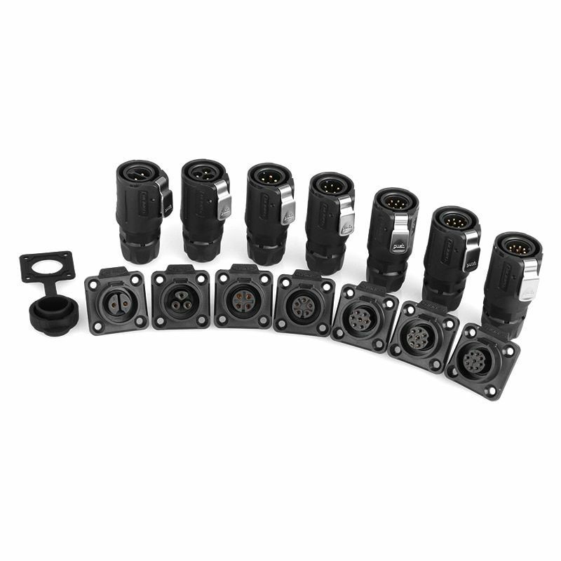 Industry DC Power Supply Socket Connector M16 IP67 Waterproof 3 Pin industry-dc-power-supply-socket-connector-m16-ip67-waterproof-3-pin
