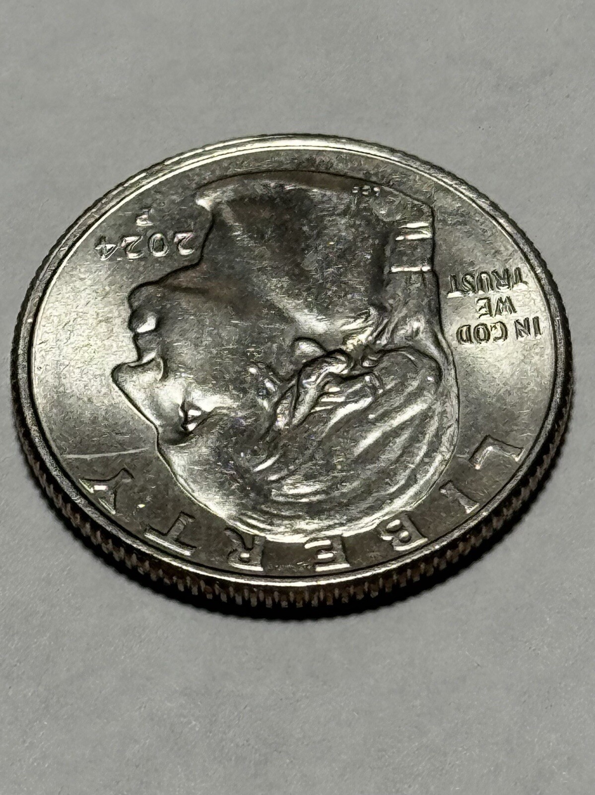 2024 P Patsy Takemoto Mink QUARTER ERROR "IN *COD* WE TRUST" | eBay