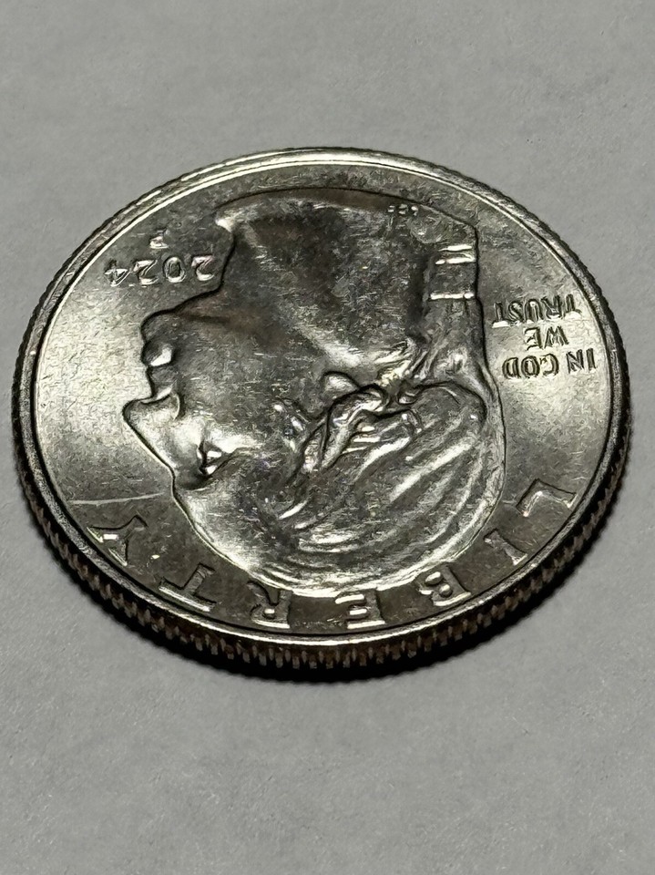 2024 P Patsy Takemoto Mink QUARTER ERROR "IN *COD* WE TRUST" | eBay