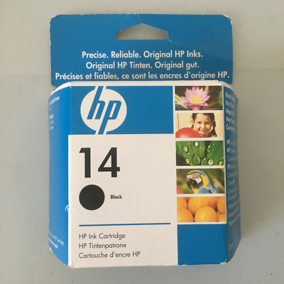 HP 14 Black Ink Cartrigde for Color Inkjet & Officejet Printer EXPIRED ...