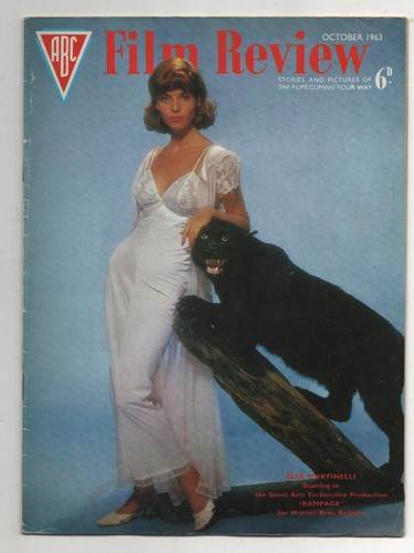 ABC FILM REVIEW Magazine October 1963 Elsa Martinelli ,Rampage | eBay