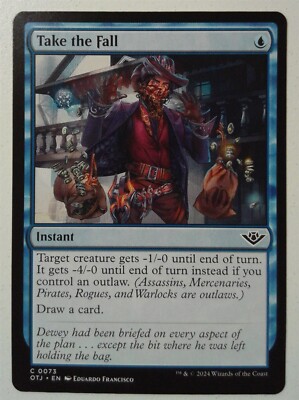 Take the Fall *Common* Magic MtG x1 OTJ Outlaws of Thunder Junction | eBay