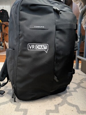 Authentic Vrchat Backpack Timbuktu Nevercheck Employee Swag Black ...