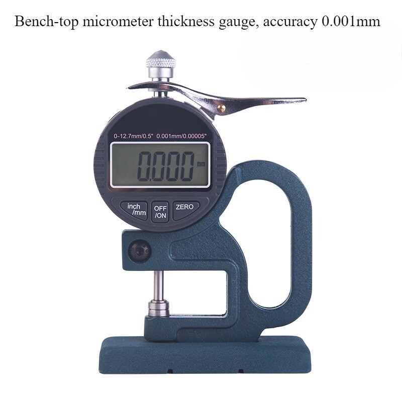Accuracy 0.001mm Digital Micrometer Thickness Gauge for Paper Film ...
