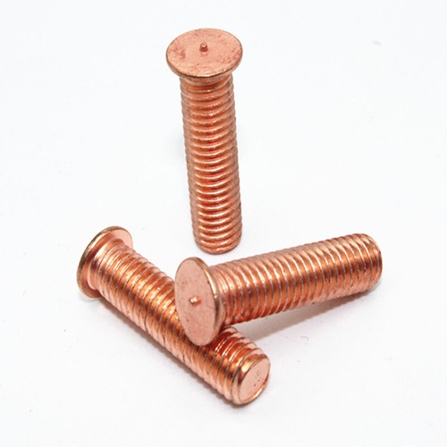100pc M3 M4 M5 M6 Copper-Plated Iron Spot Stud Welding Screws Machine ...
