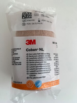 Lot of 7 - 3M Coban NL Non-Latex Self-Adherent Wrap - 2084 - 4 in x 5 ...