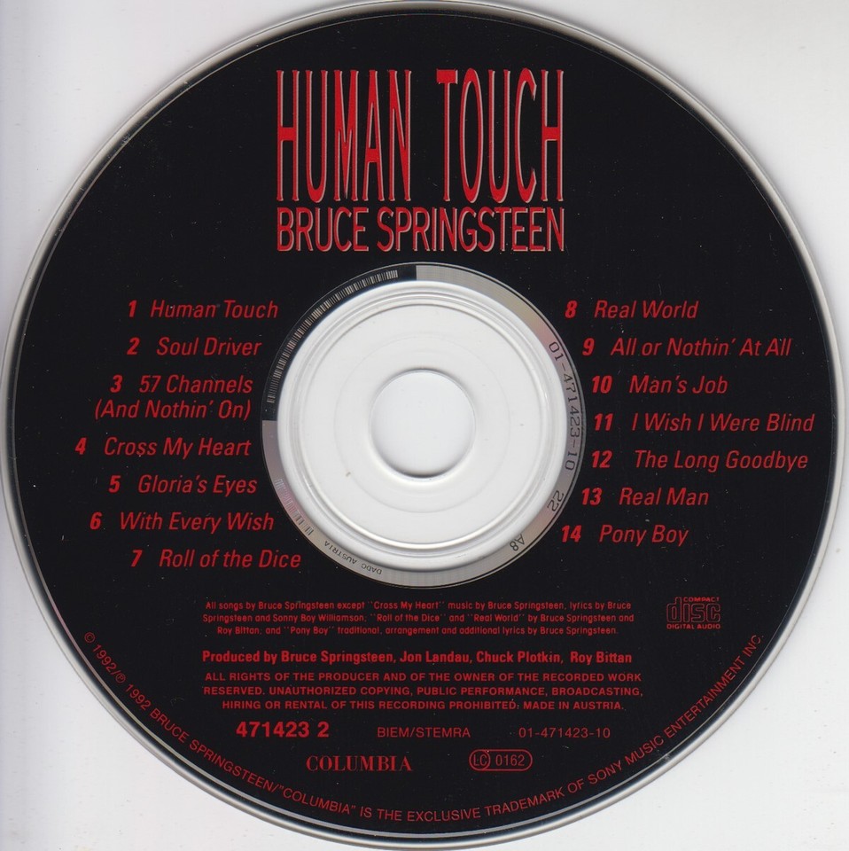 Bruce Springsteen - Human Touch (1992) ex | eBay