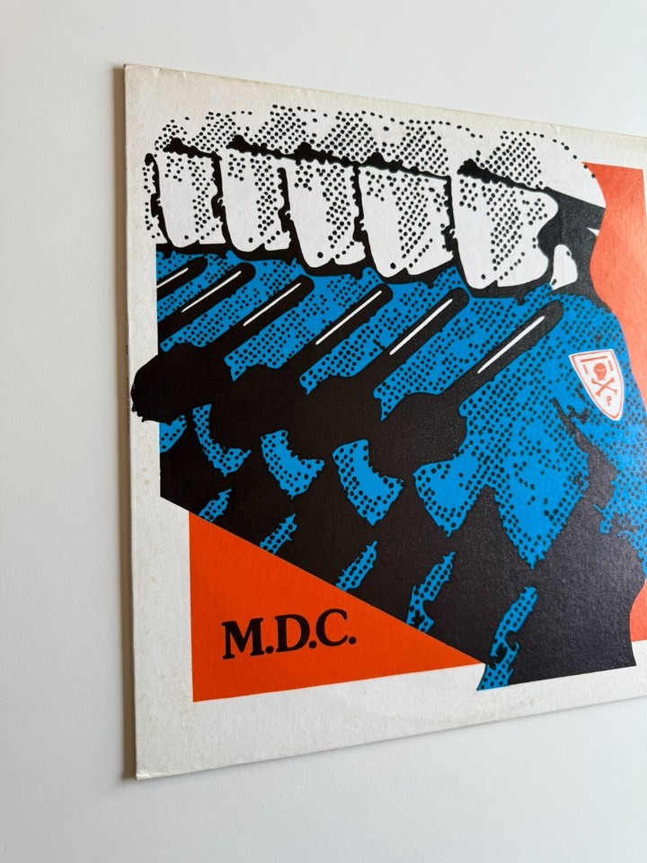 MDC Dead Cops LP ORANGE ORIGINAL Punk KBD Rare Black Flag Dicks Stains ...