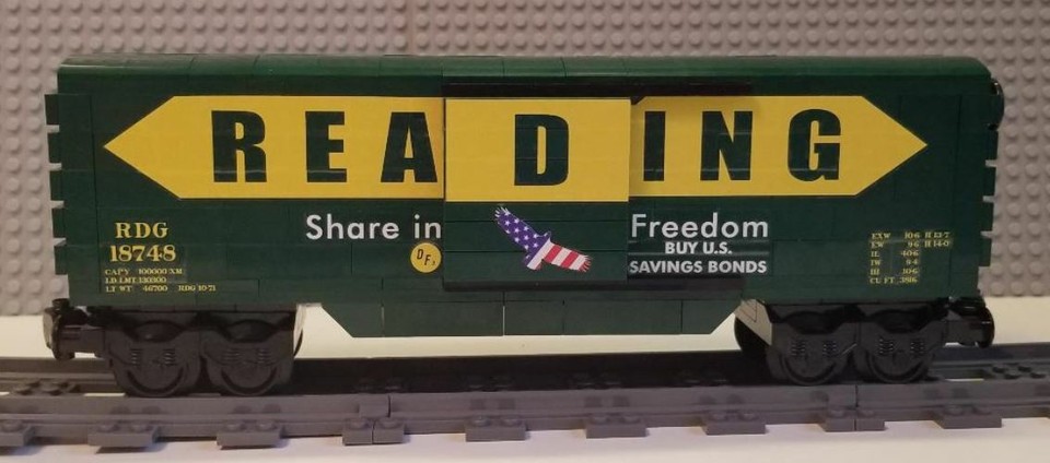 Custom Train Reading Boxcar -- PLEASE READ ITEM DESCRIPTION -- | eBay