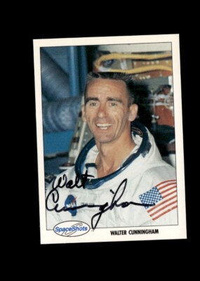 Walter Cunningham 1990 Space Shots PSA/DNA Certified Autographed card ...