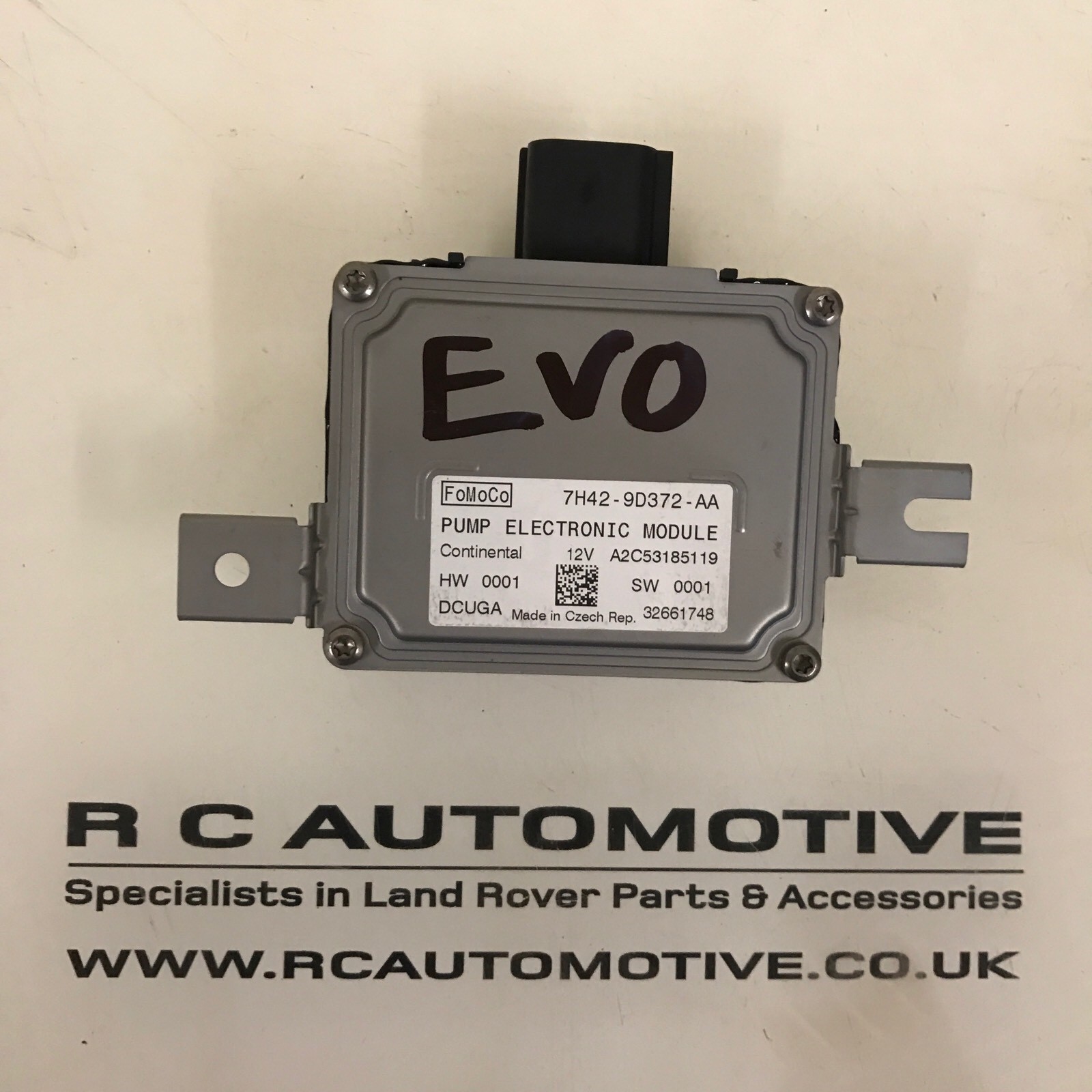 FREELANDER 2 DISCOVERY 4 RANGE ROVER FUEL PUMP ELECTRONIC MODULE 7H42 ...
