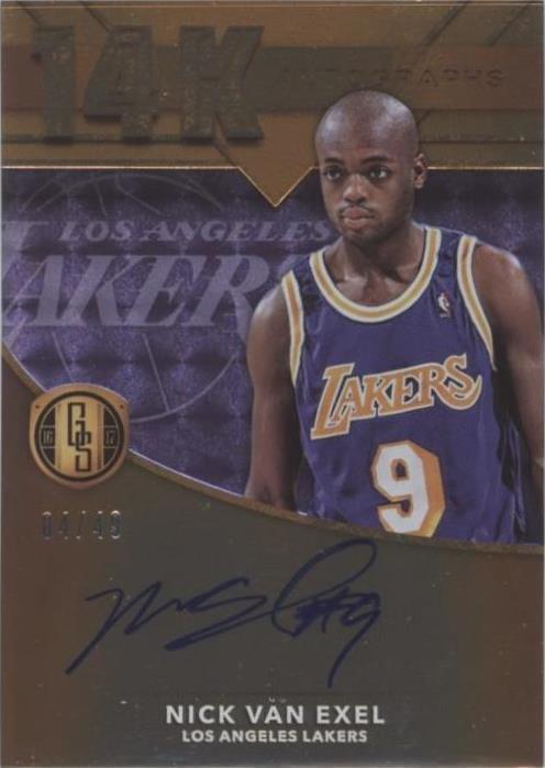 2016-17 Panini Gold Standard - 14k Autographs Nick Van Exel #14K-NVE ...