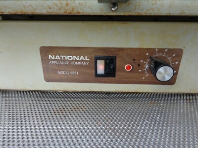 National Appliance Co. Model 5851 Vacuum Oven (Power On Test Only) | eBay