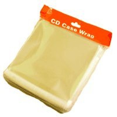 100 x CD Jewel Case Overwrap Sleeves Pack of 100 with Peel and ...