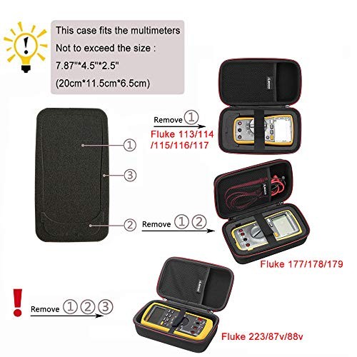 Hard Case for Fluke 117/115/113/116/114/15b+/175/177/179/233/17B+ | eBay UK