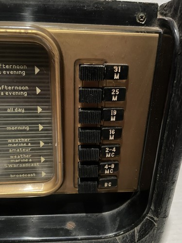 Zenith H500 Wave Magnet Super Trans-Oceanic Portable Standard & Short ...