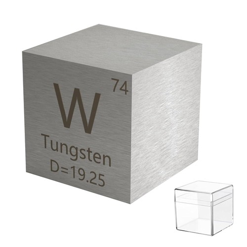 Tungsten Element Cube 10mm Cube Metal Specimens Collection Hobby, Gift ...