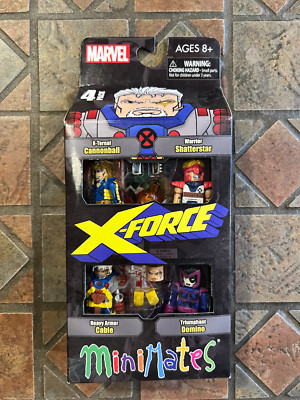 Marvel Minimates CAPULLO X-FORCE Box Set Cable Cannonball Shatterstar ...