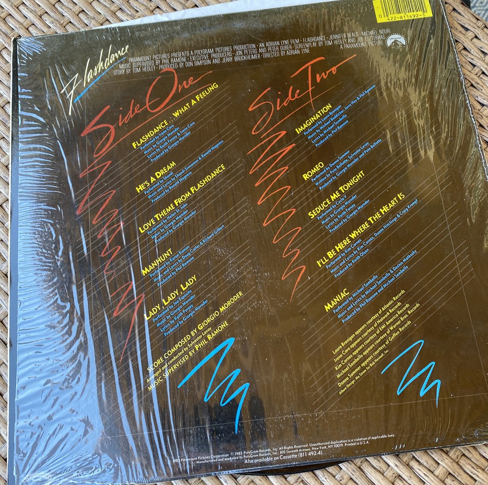 Flashdance Original Soundtrack Vinyl Record Album Excellent / Nr Mint ...