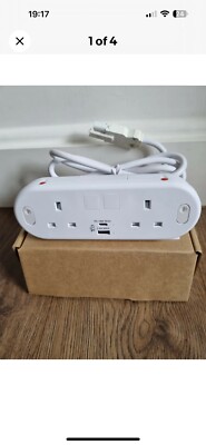 CMD White Desk Capsule with 2 x Power & USB Type A&C charge 720001W ...