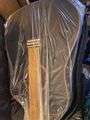 vangoa advanced 12 string guitar fulll size set black | eBay