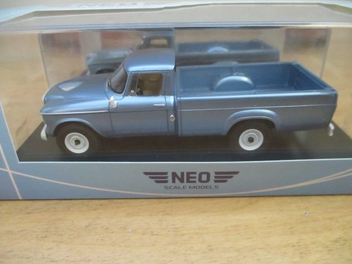 NEO Models;1963 Studebaker Champ pickup truck; metallic blue; 1/43 ...
