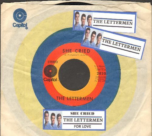 Lettermen - She Cried/For Love Capitol 2820 Vinyl 45 rpm Record | eBay