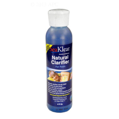 SeaKlear Natural Clarifier for Pools 4 oz Bottle w/Easy Pour Spout SKP ...