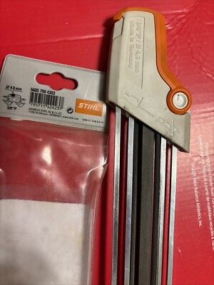 STIHL PART # 5605 750 4303 CHAINSAW 2 IN 1 FILING GAUGE TOOL 3/8 PICO ...