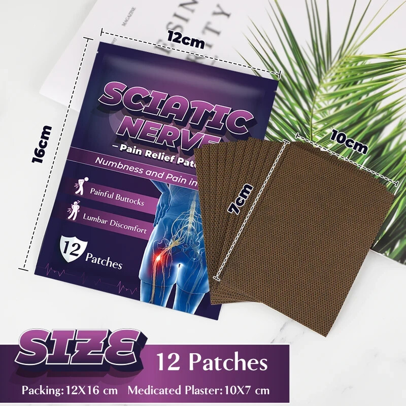 36 Sheets Pain Relief Back Pain Sciatica Patch, Quick Relief | eBay