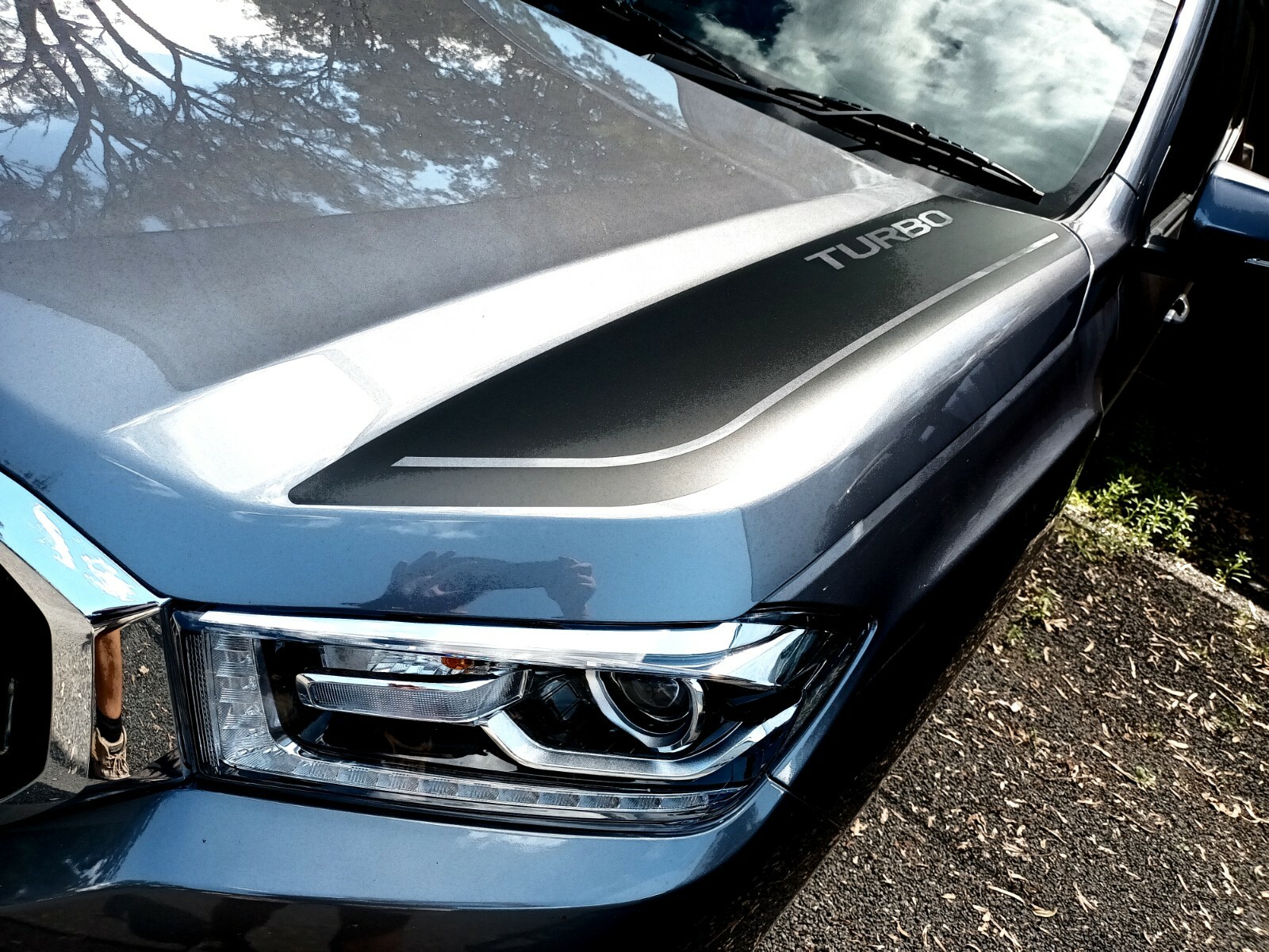 AM BONNET STRIPES Fit 2017-2021 LDV T60 Trailrider decals stickers 4x4 ...