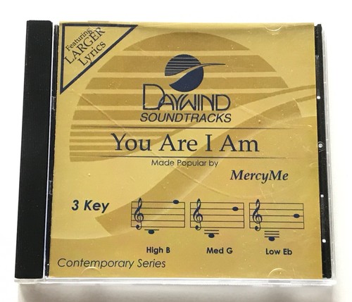 Daywind - Mercy Me - You Are I Am - accompaniment track christian cd ...