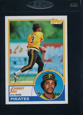 1983 Topps #149 Johnny Ray Pirates Signed Auto *43847 | eBay
