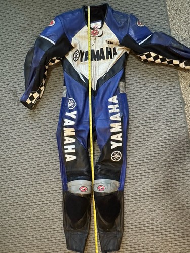 Helimot Leathers US Yamaha Motorcycle Road Racing Leathers Track Suit ...