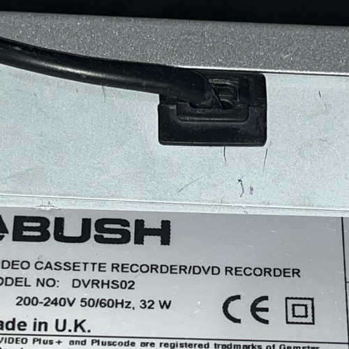 Bush DVRHS02 6 Head VCR DVD Player Combi Record VHS to DVD READ ...