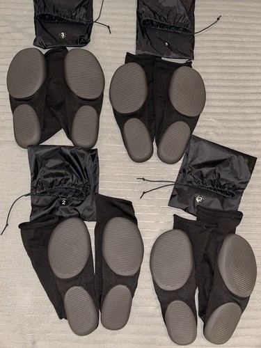 LOT 4x Yeezy Pods Kanye West Sock Shoe Sizes 2 And 3 Black | eBay