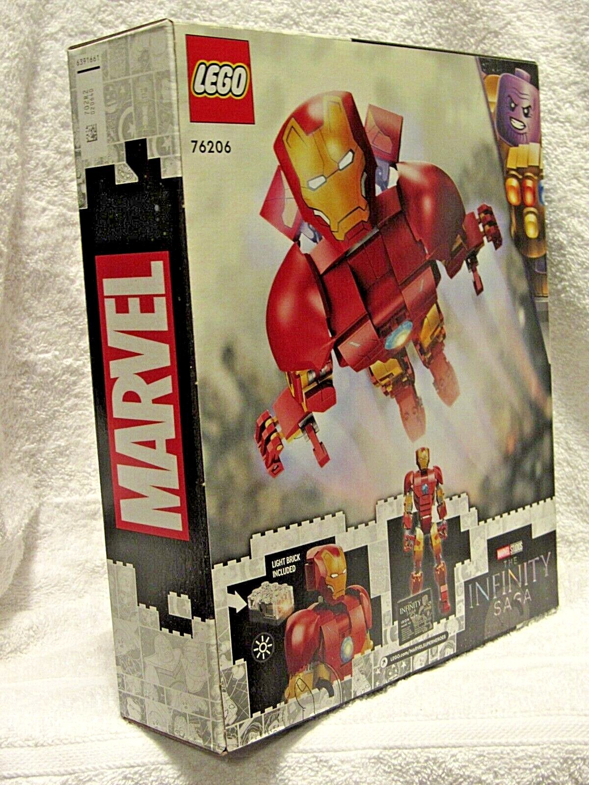 LEGO Marvel Infinity Saga 76206 Iron Man Figure 381 Pieces NEW Sealed ...
