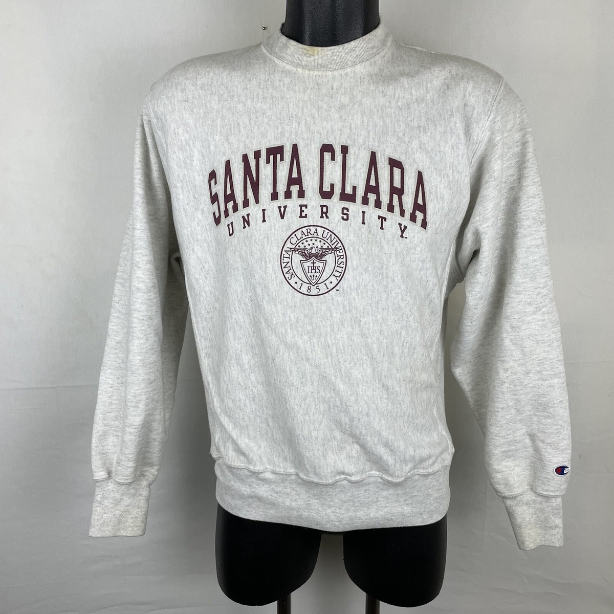 VINTAGE Santa Clara University Champion Original Reverse VINTAGE Santa Clara University Champion Original Reverse