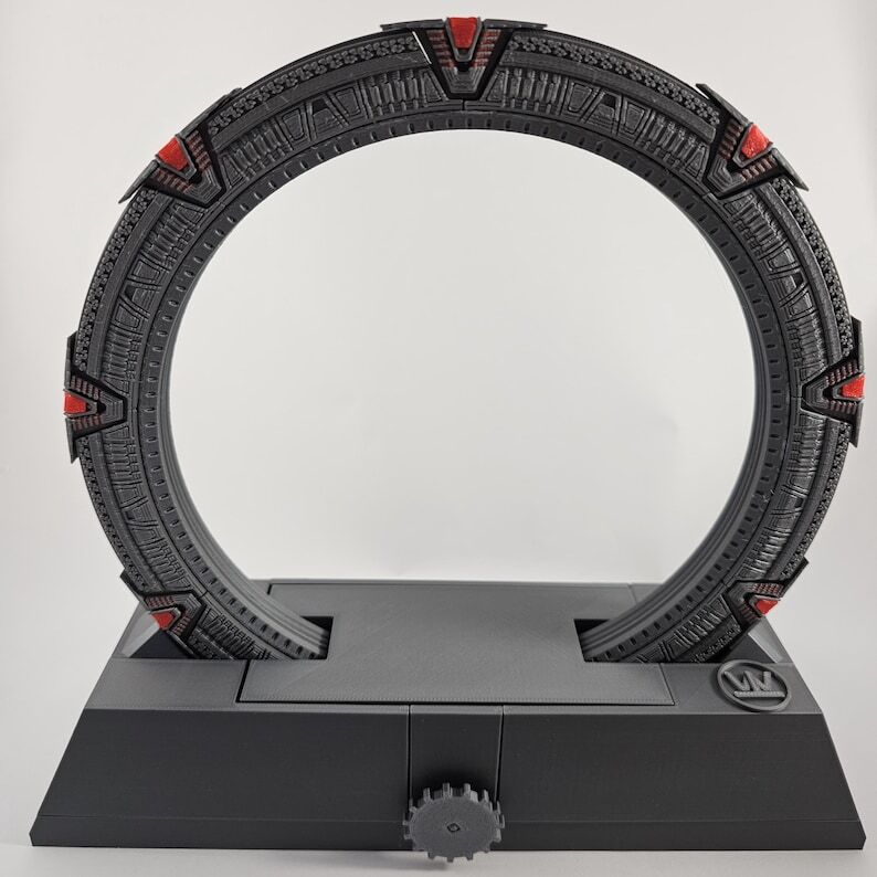 Stargate SG1 Working Replica Model, Rotating Gate Milky Way, Gift Idea ...