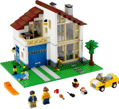 LEGO Creator 3-in-1 Family House 31012 Light Brick Set New & Sealed ...