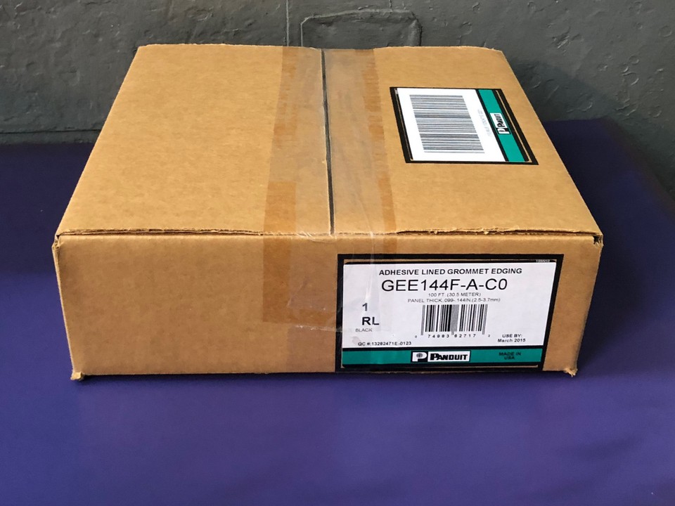 6 -boxes of Panduit GEE144-A-CO Adhesive lined grommet edging | eBay