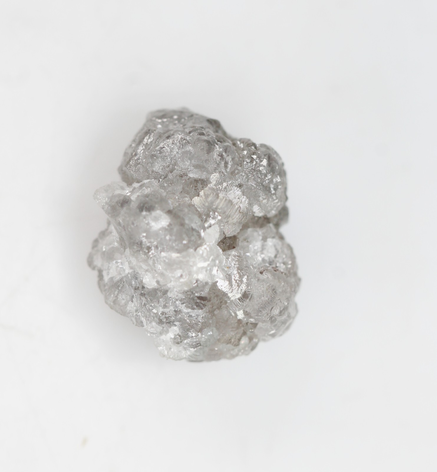 4.40 Ct, Natural Loose White-Grey Color Rough Diamond Uncut diamond Raw ...