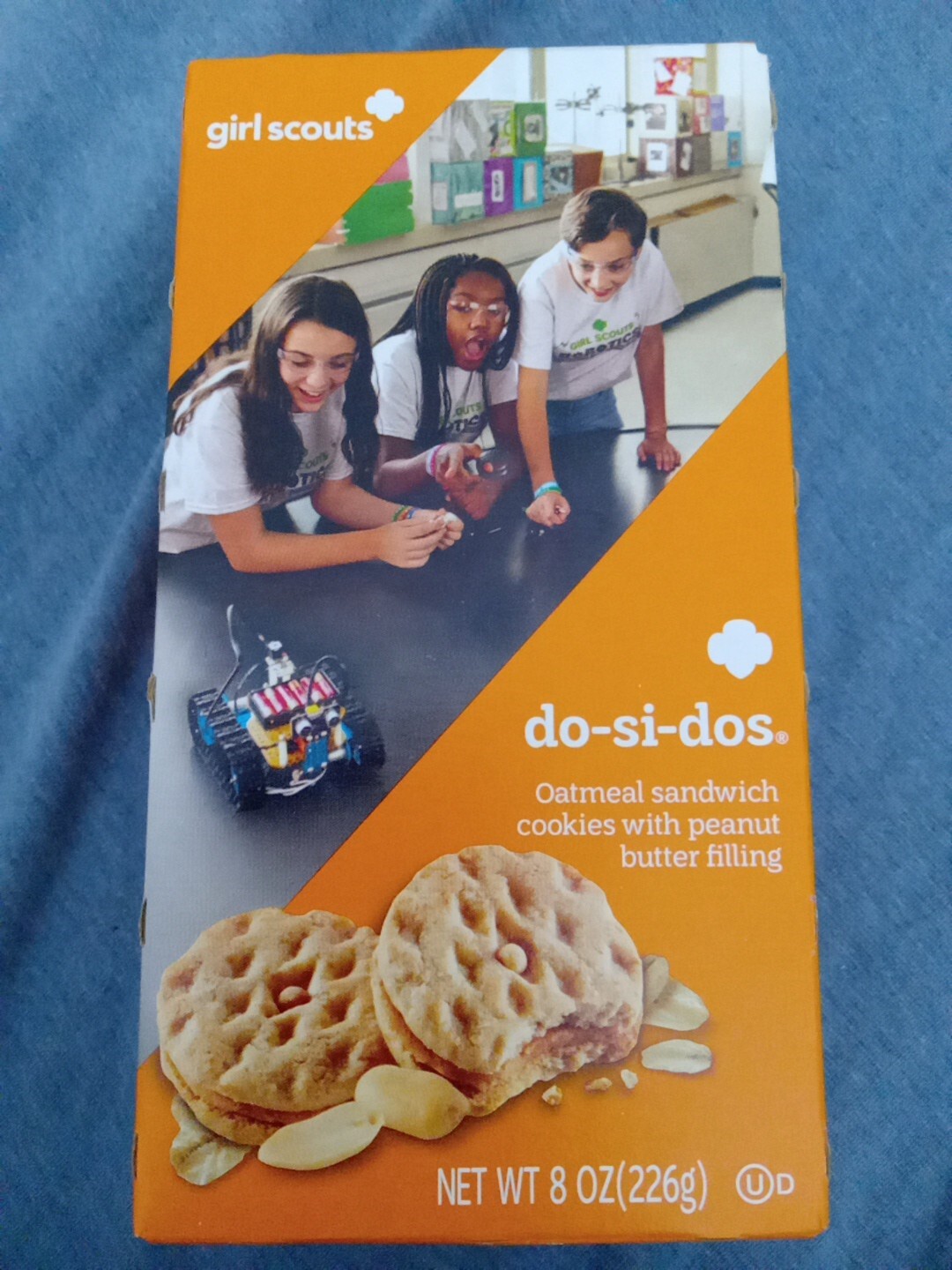 Girl Scout Cookies Do-si-dos 1 Case of 12 Boxes Fresh 2017 for sale ...